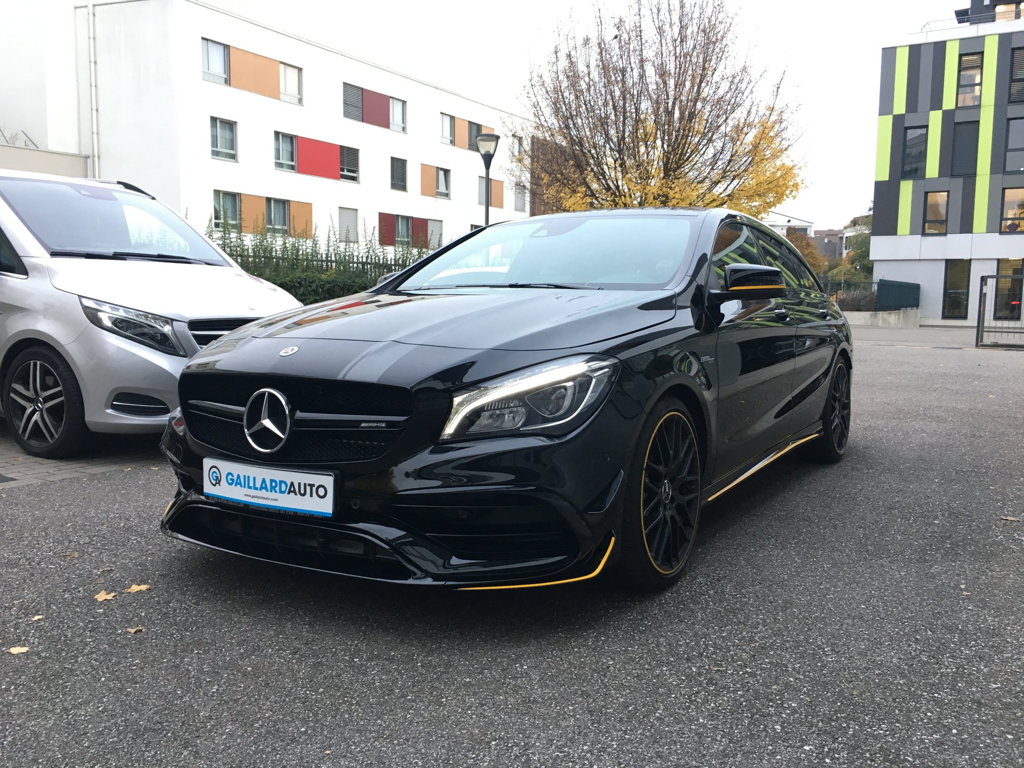 Mercedes CLA 45 AMG Shooting Brake Edition 1 Yellow Art 381 cv vendu et ...