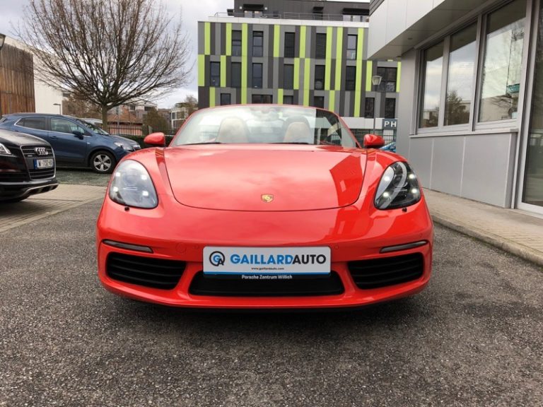 Porsche 718 Boxster 300 cv importée d’Allemagne par Gaillard Auto